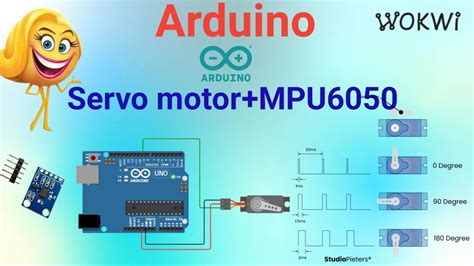 Arduino Mpu6050 And Servo Motor Control Youtube