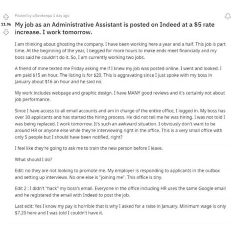 Man Debates Ghosting His Employer After His Job Is Advertised For More YourTango