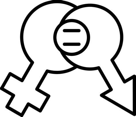 Gender Equality Vector Icon 21327084 Vector Art At Vecteezy