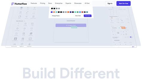 Flutterflow Homepage Scroll Effect