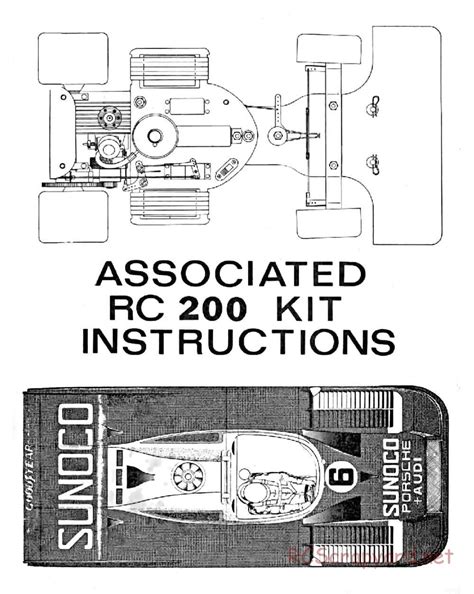 Team Associated Manual Rc200 • Rcscrapyard Radio Controlled Model