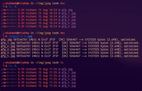 Optimize And Compress JPEG Or PNG Images In Linux Command Line GeeksforGeeks