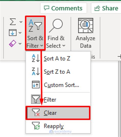 How To Remove Sort In Excel 3 Easy Methods Exceldemy