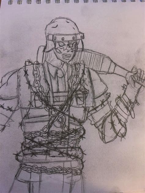 Cod Zombies Sketch Brutus By Crimsonskiess On Deviantart