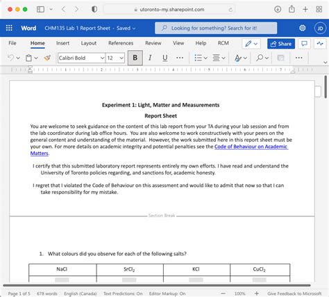 Section Getting Setup For Success Excel For General Chemistry