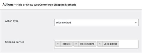 Ph Hide Shipping Methods And Rate Adjustment For Woocommerce