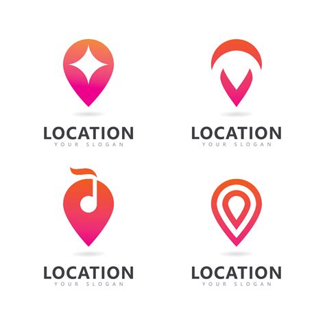 Abstract Location Pin Logo Icon Design 11172455 Vector Art At Vecteezy