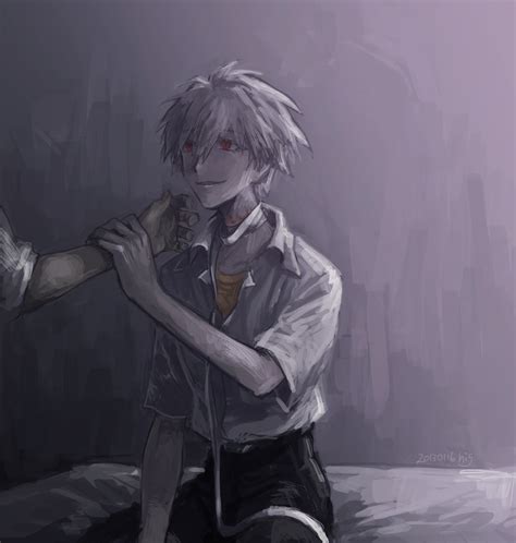 Ikari Shinji And Nagisa Kaworu Neon Genesis Evangelion Drawn By Dash Danbooru