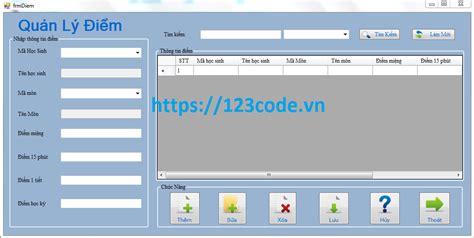 Tải source code đồ án quản lý giáo viên học sinh THPT c