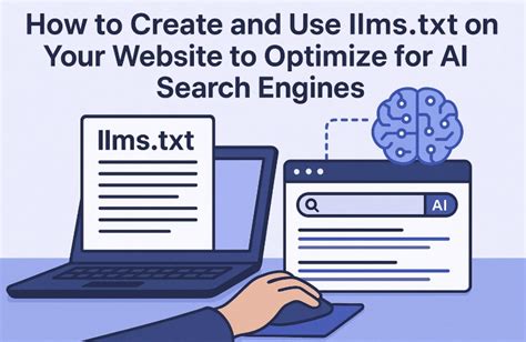 how to create and use llms txt on your website to optimize for ai