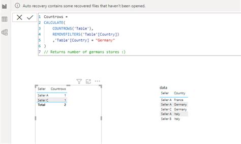 Solved Countrows Dax Help Microsoft Fabric Community