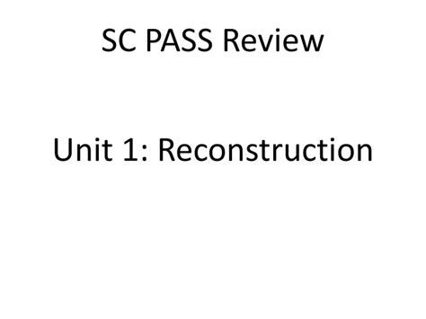 Ppt Sc Pass Review Powerpoint Presentation Free Download Id 8768864