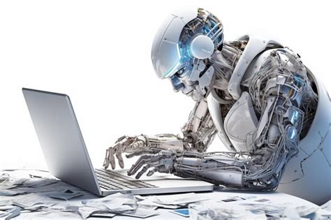 Robotic Software Developer Crafting Complex Code Premium Ai Generated Robotic Software Developer Crafting Complex Code Premium Ai Generated