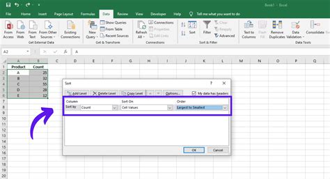 Sorting Data