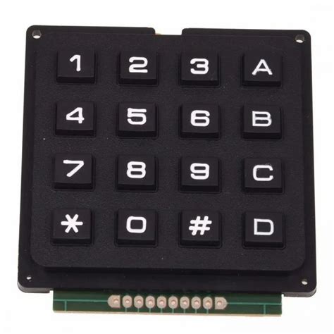 4×4 Matrix Keyboard 16 Button Telephone Keypad Switch At ₹ 19900 Matrix Keyboard Id