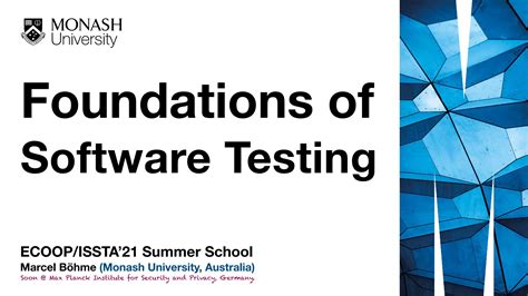 Foundations Of Software Testing PDF Programming Languages Computing