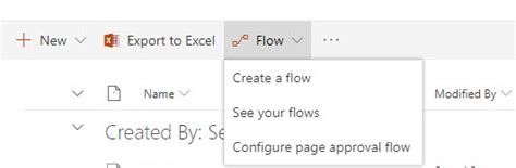 Microsoft Flow Guides Improve Sharepoint Modern Pages Approvals With
