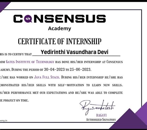 Vasundhara Yedirinthi On Linkedin Consensus Fullstackdeveloper Sql Html Java