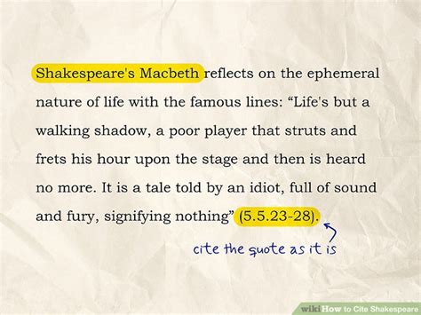 How To Cite Shakespeare With Pictures WikiHow