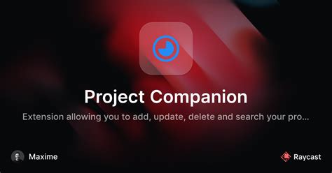 Raycast Store Project Companion