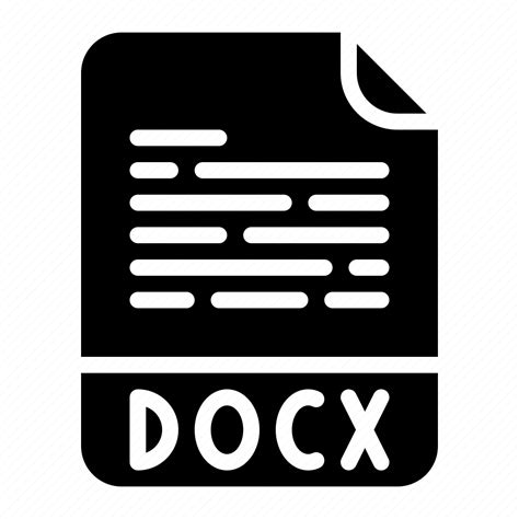 Document Docx Extension File Format Icon Download On Iconfinder