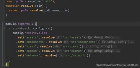 Vue项目别名使用项目 用别名 Csdn博客