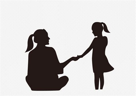 Madre E Hija Silueta Png Madre E Hija Silueta Png Madre E Png Y Psd