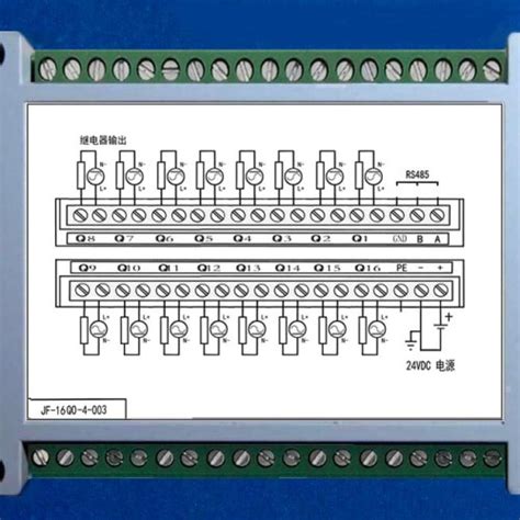 Jual 16do 16 Output Relay Module Isolation 485 Modbus Kab Sleman