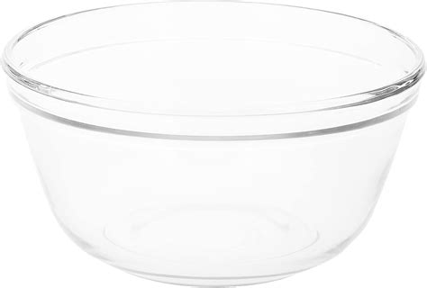 Ewafilu 6 2qt Large Glass Mixing Bowl With Lid Clear Glass