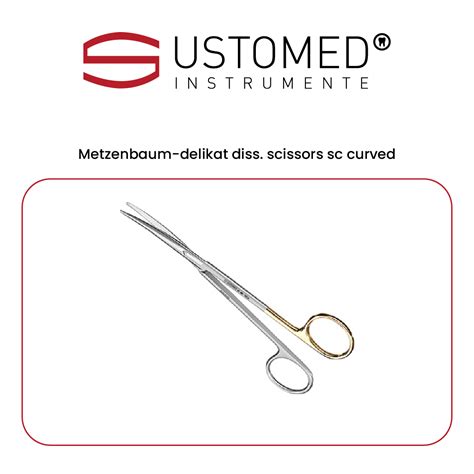 Metzenbaum Delikat Diss Scissors Sc Curved Sa Dental
