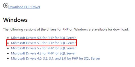 Php Configuration And Database Connection To Iis