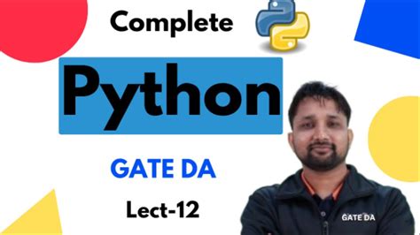 Lambda Function Lecture 12 Python Complete Course Gate Da