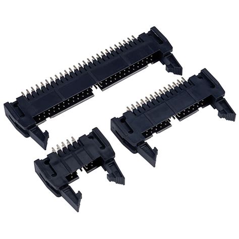 Truconnect Idc Straight Latched Pcb Plug 2 54mm Pitch Rapid Electronics