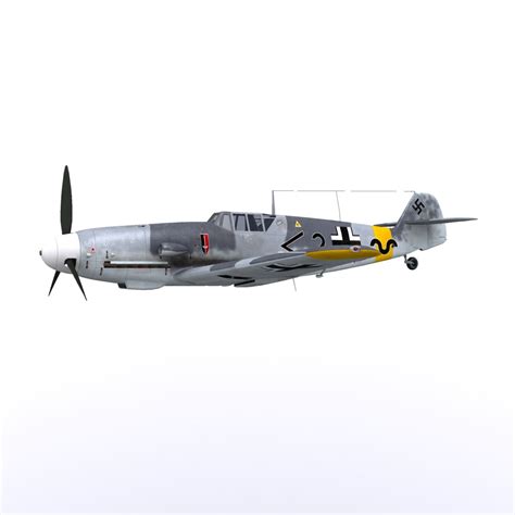 3d German Gunther Rall Model