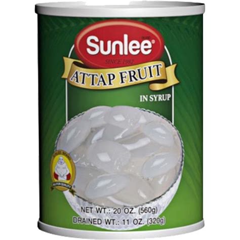 Sunlee Brand Attap Fruit In Syrup 20 Oz Sukli Filipino Grocery