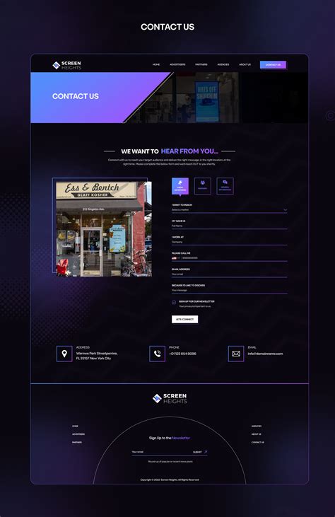 Neon Website UI UX Design Landing Page On Behance