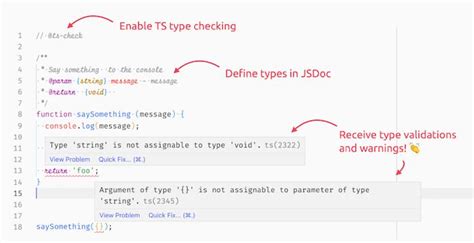 Vs Code Supports Jsdoc Powered Type Checking Stefan Judis Web Development