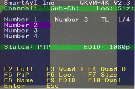 SmartAVI QKVM K K Quad View Port HDMI USB Multi View KVM Switch SM QKVM K S