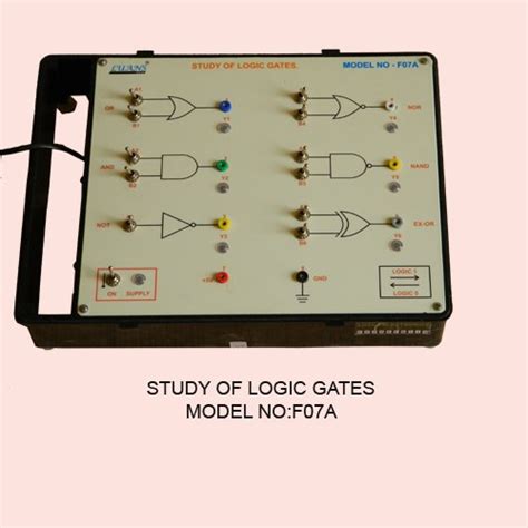 Digital Combined Unit On Study Of Logic Gates Not And Or Nand Nor Ex Or For Laboratory At