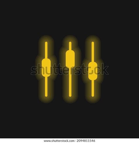 Box Plot Chart Interface Symbol Yellow Stock Vector Royalty Free 2094811546 Shutterstock