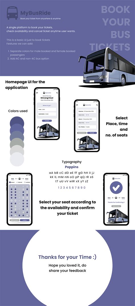 Bus Ticket Booking Ui Behance