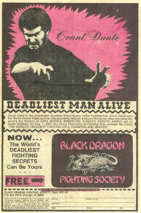 The Count Dante Documentary Karate Comics Sex Drugs Death