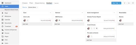 Kanban View For Tasks Online Task Manager Zoho Projects
