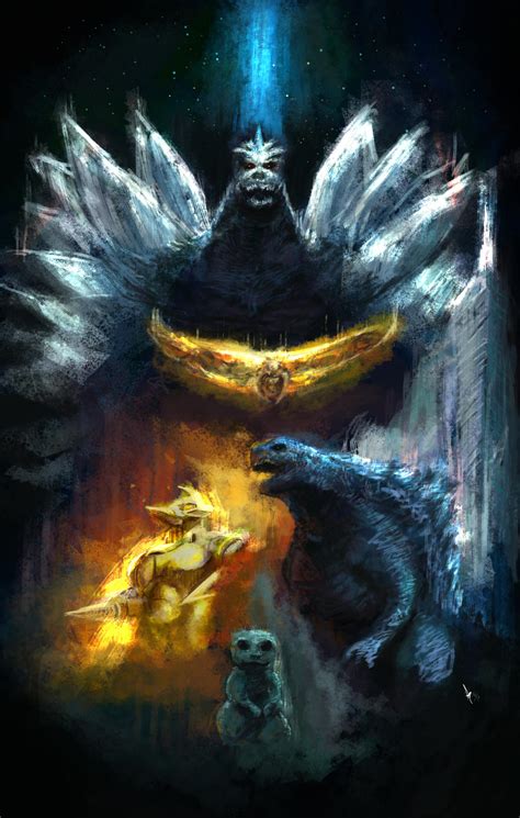 Monsterverse Godzilla Vs Spacegodzilla By Raprankster On Deviantart