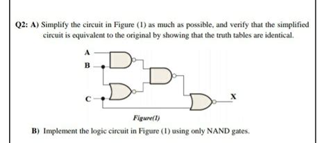 Solved Q2 A Simplify The Circuit In Figure 1 As Much As Chegg Com