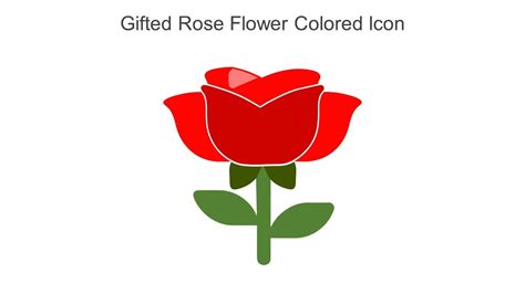 Ted Rose Flower Colored Icon In Powerpoint Pptx Png And Editable Eps Format Ppt Example