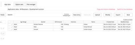 Using Inputs To Filter A Datasets Results Database Bubble Forum