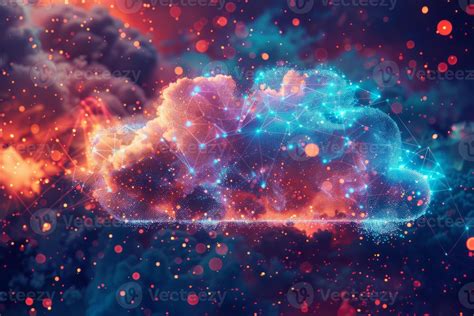 Cloud Computing Network Safe Encrypted Storage Personal Data Protection