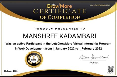 Manshree Kadambari On Linkedin Letsgrowmorecommunity Lgm Webdevelopment Intern2022