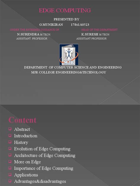 Edge Computing Pdf Internet Of Things Distributed Computing